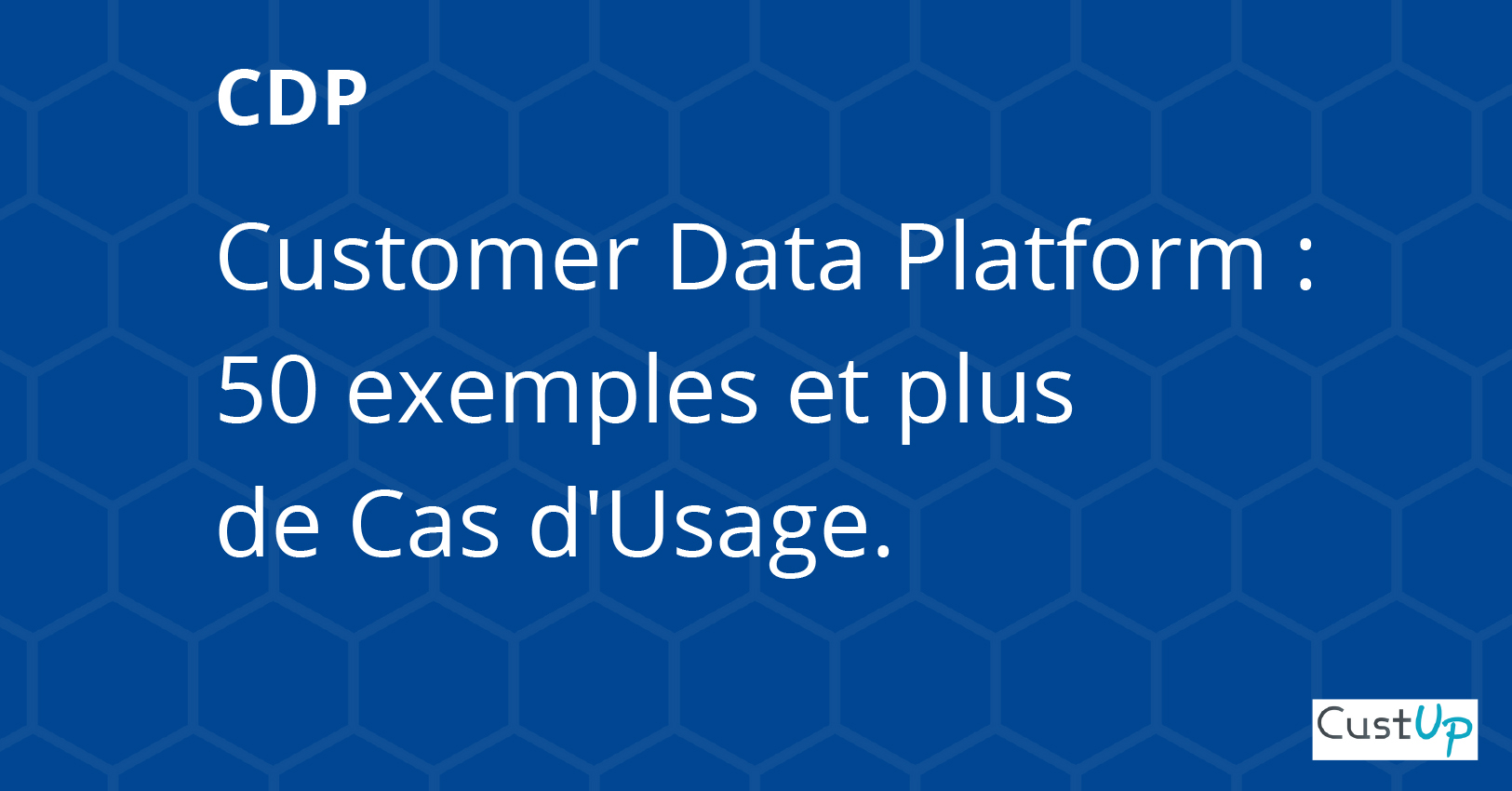 Plus de 50 Exemples de Cas d'Usage CDP (Customer Data Platform)