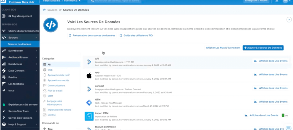 Zoom & Avis sur Tealium AudienceStream - Benchmark CDP