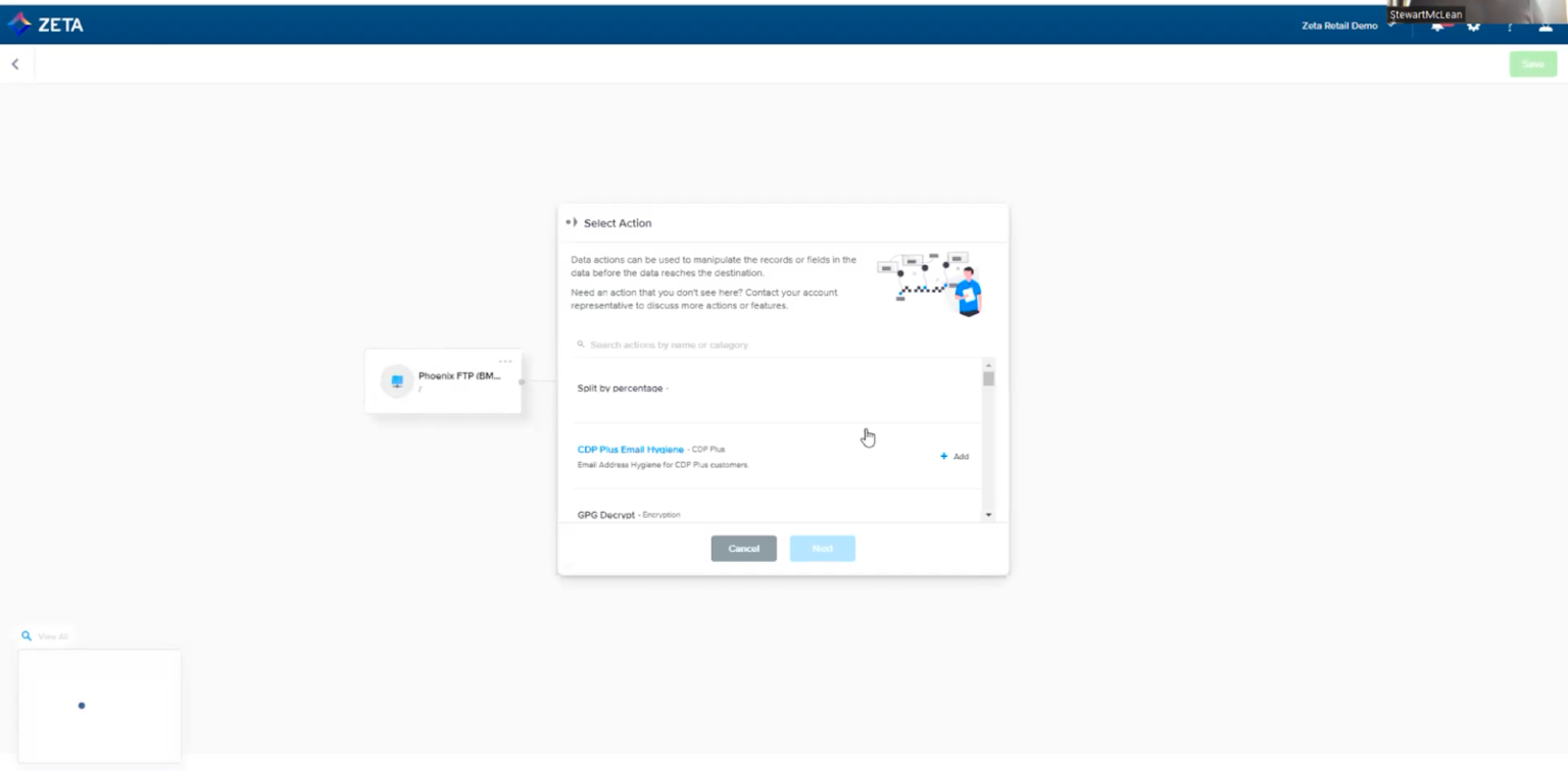 Zoom & avis sur Zeta Marketing Platform - Benchmark CDP